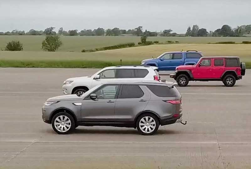 Land Cruiser Prado, Wrangler, Discovery и Amarok - кто быстрее ...